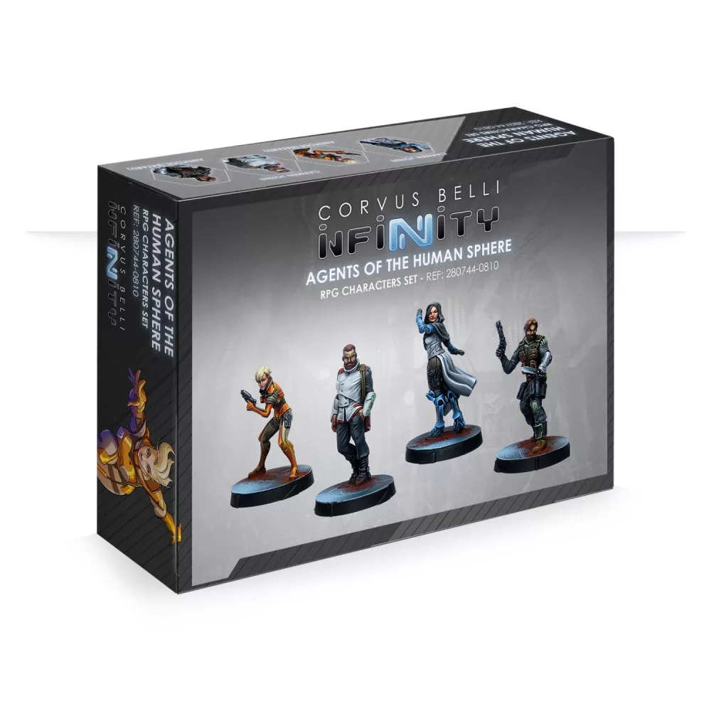 Agents of the Human Sphere. RPG Characters set - contrastpha